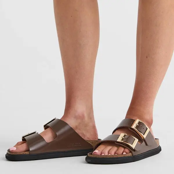 BIRKENSTOCK Glossy Slippers