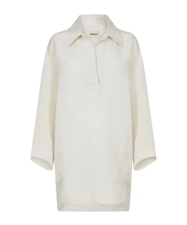 Khaite Minimalist Shirt Dress