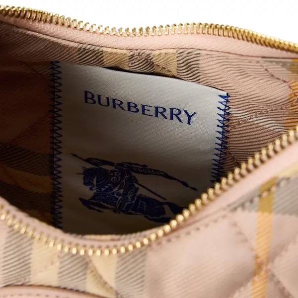Burberry Horseshoe-shaped Small Bag - Nude