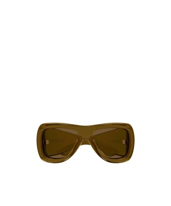 Saint Laurent Sculptural Wraparound Sunglasses