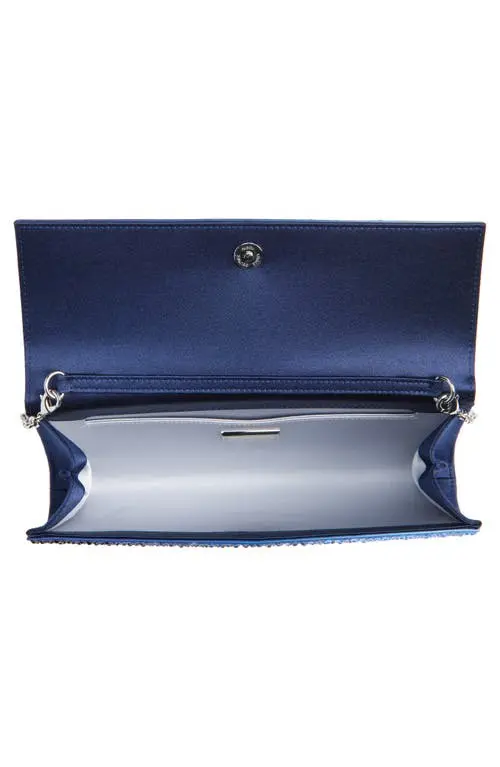 Judith Leiber Crystal Embellished Satin Clutch