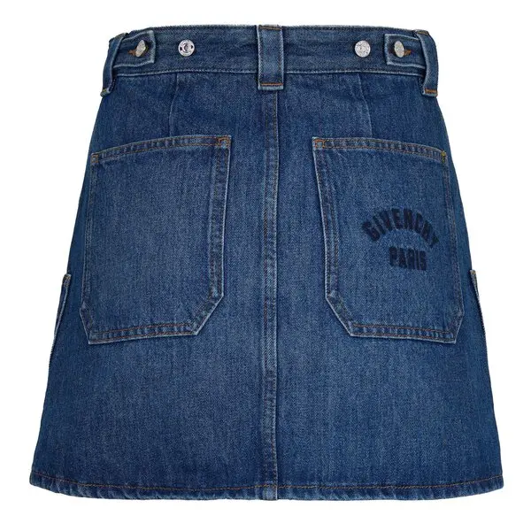 Givenchy Denim Mini Skirt