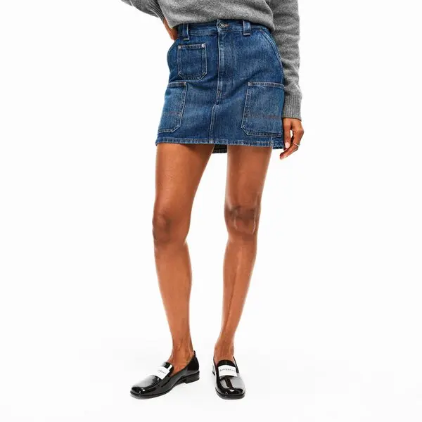 Givenchy Denim Mini Skirt