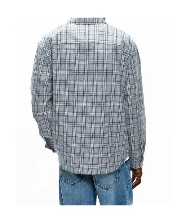 Versace Long-sleeved Printed Shirt - Gray