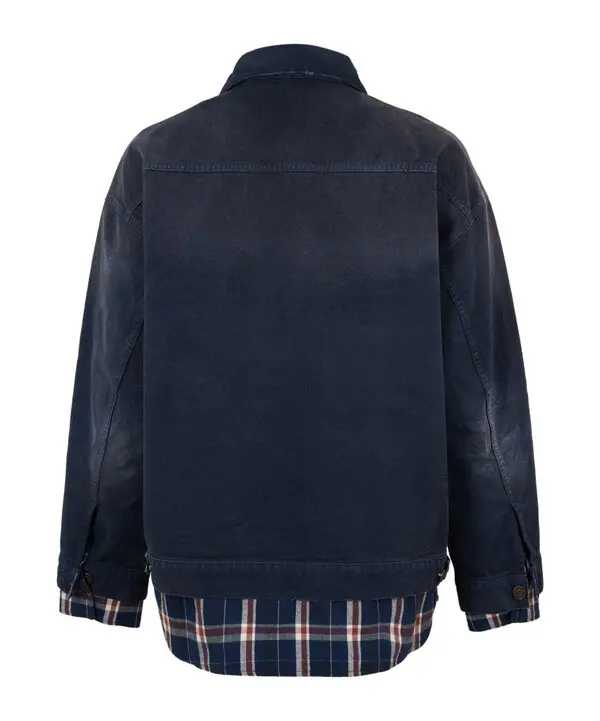 Balenciaga Plaid Shirt Jacket