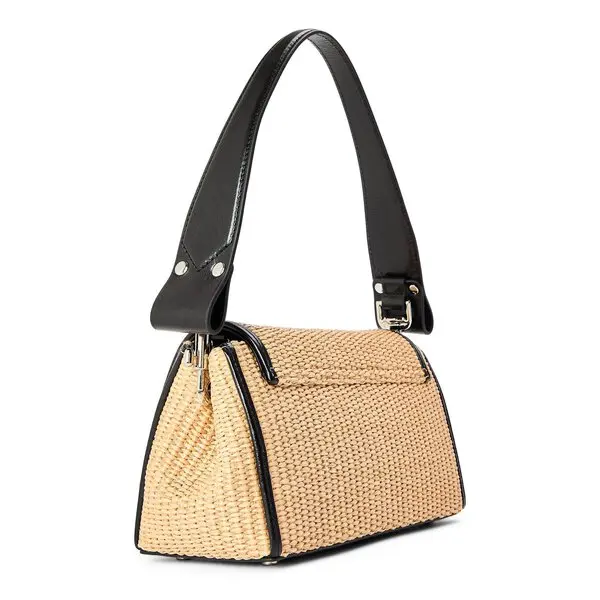 VIVIENNE WESTWOOD Raffia Shoulder Bag With Orb Detail