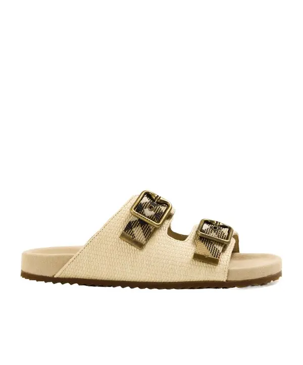 Burberry Urchin Buckle Flat Sandals