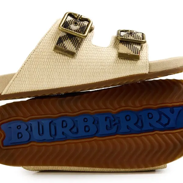 Burberry Urchin Buckle Flat Sandals