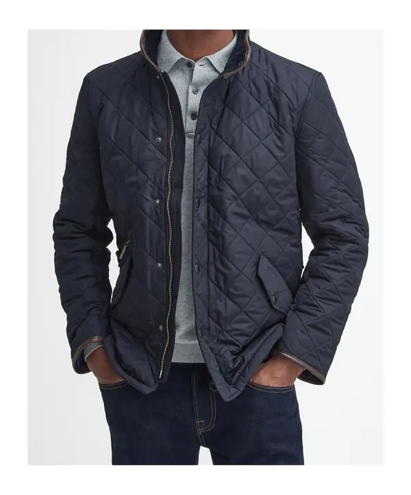 Barbour Powell Quilted Long-sleeve Cotton Jacket