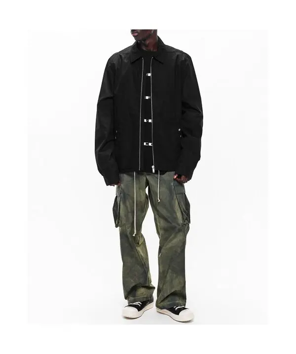 Rick Owens Line-design Zip-up Jacket