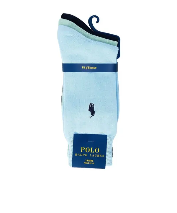 Polo Ralph Lauren Pure Cotton Simple Socks - Blue
