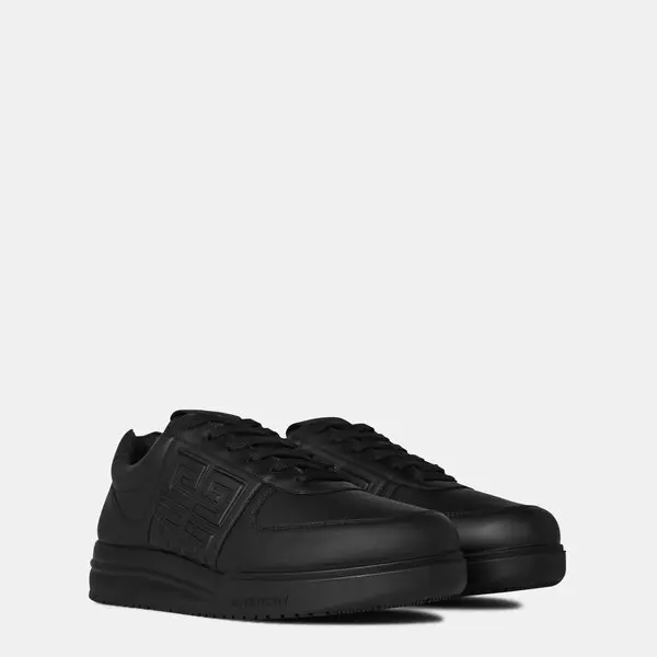 Givenchy Low Top Sneakers With Perforated Upper And Embossed Logo