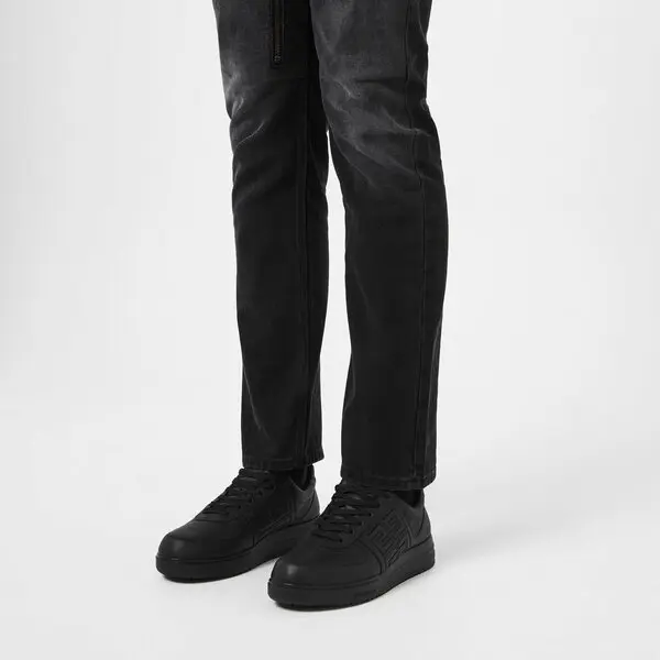 Givenchy Low Top Sneakers With Perforated Upper And Embossed Logo
