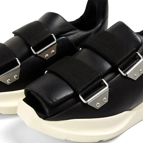 Rick Owens Low-top Trainers With Buckled Straps - Black
