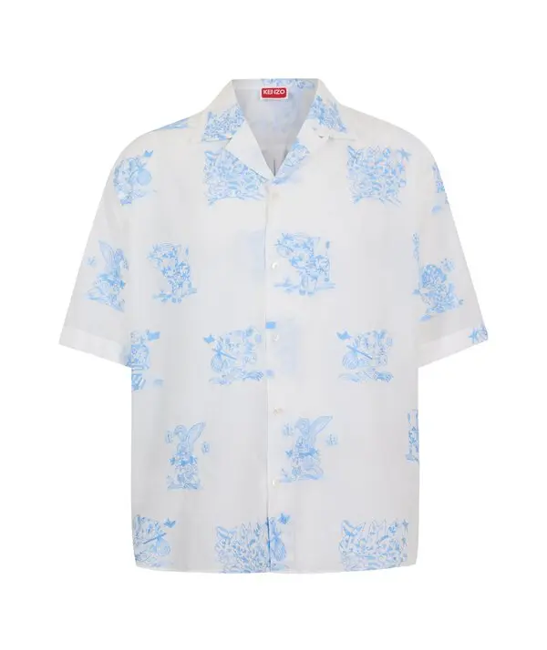 Kenzo Short-sleeved Printed Shirt