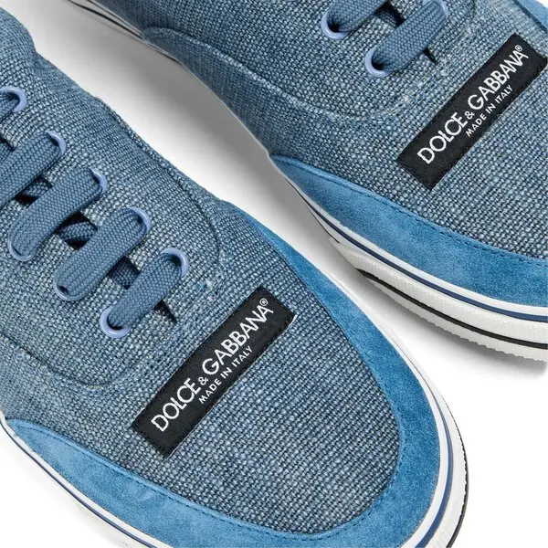 Dolce & Gabbana Lace-up Canvas Sneakers