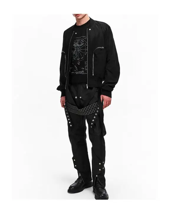 Rick Owens Minimalist Bomber Jacket
