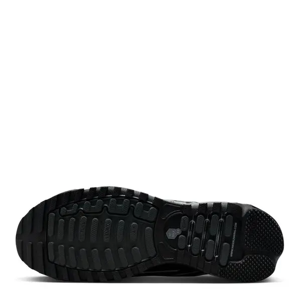 Nike Retro Air-cushioned Sneakers - Black