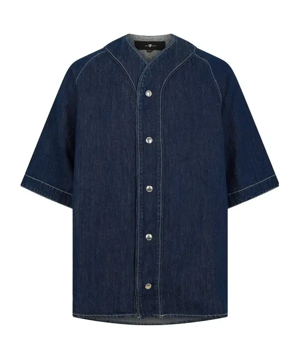 7 For All Mankind Snap Button Denim Shirt