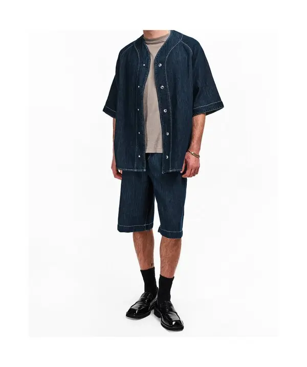 7 For All Mankind Snap Button Denim Shirt