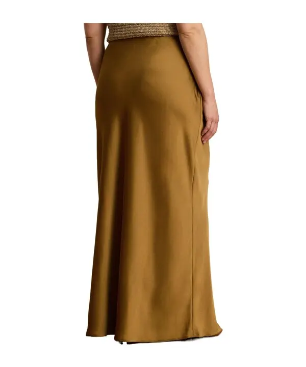 Ralph Lauren A-line Maxi Skirt - Brown
