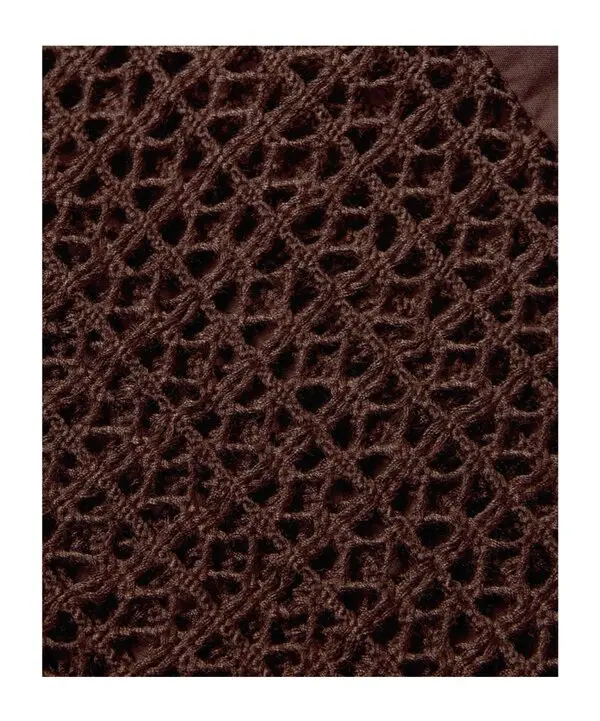 Max Mara Sleeveless Maxi Dress With Crochet Trim