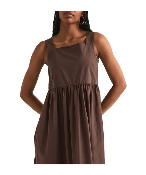 Max Mara Sleeveless Maxi Dress With Crochet Trim
