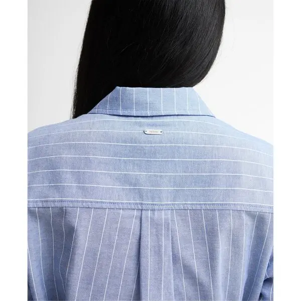 Barbour Striped Shirt Dress With Belt
