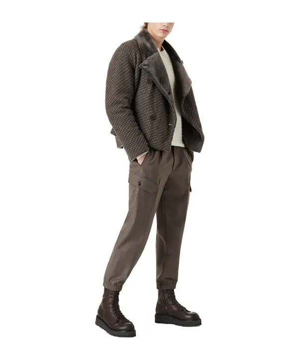 Emporio Armani Reversible Lamb Fleece Coat