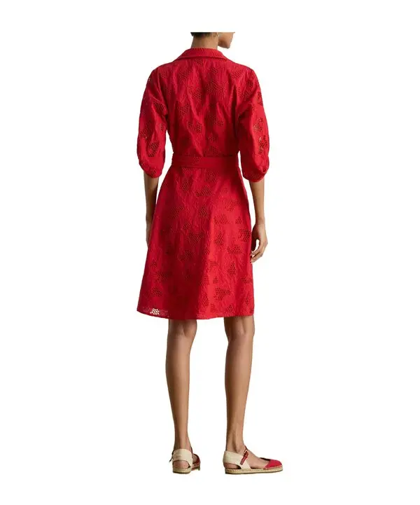 Ralph Lauren Embroidered Shirt Dress