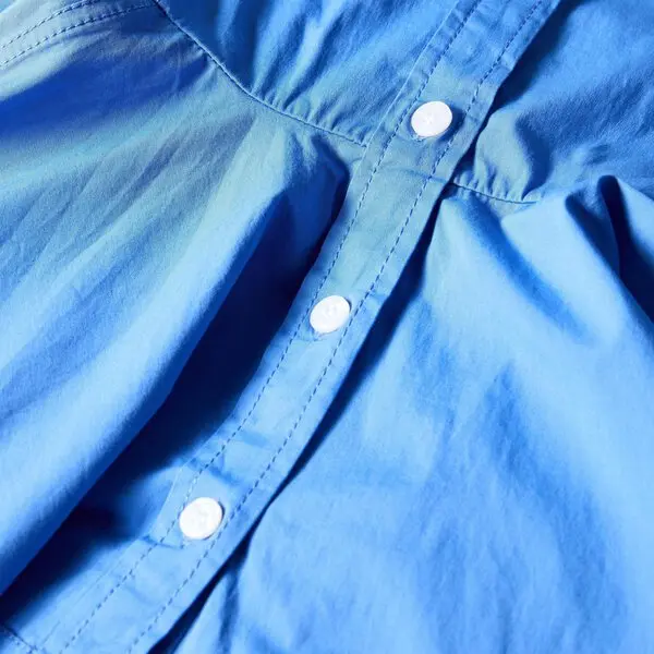 GANNI Mini Shirt Dress - Blue