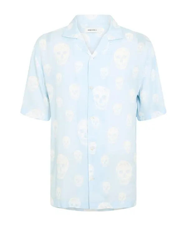 Alexander McQueen Skull Short Sleeve Patterned Shirt