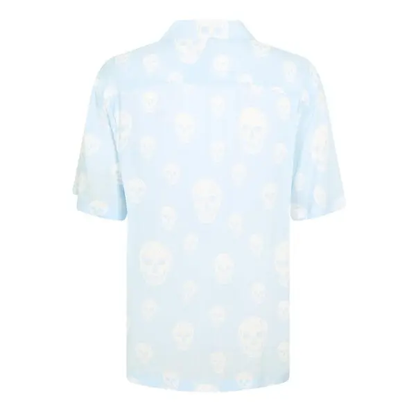 Alexander McQueen Skull Short Sleeve Patterned Shirt