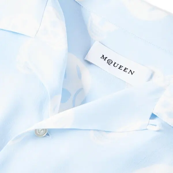 Alexander McQueen Skull Short Sleeve Patterned Shirt