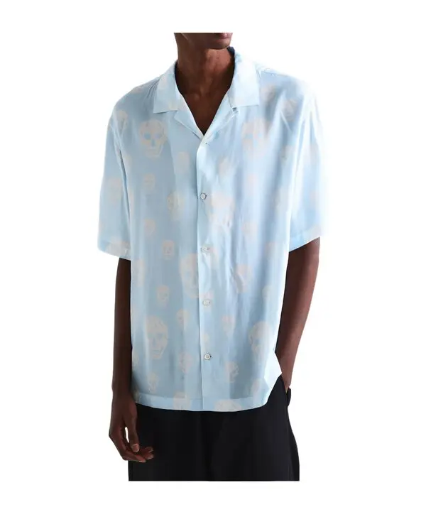 Alexander McQueen Skull Short Sleeve Patterned Shirt