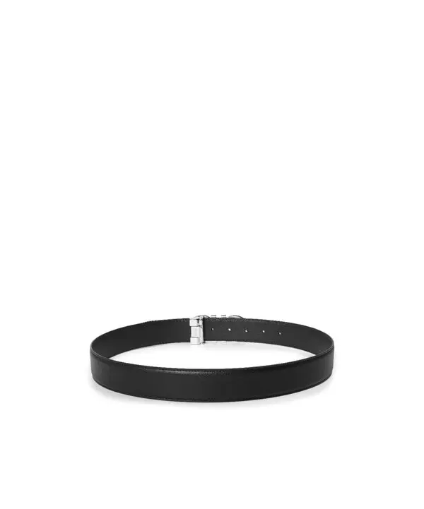 FERRAGAMO Gancini Buckle Leather Belt