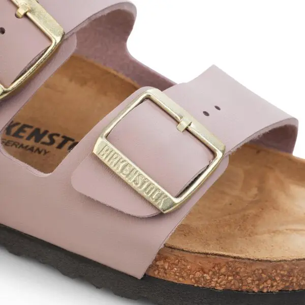 BIRKENSTOCK Dusky Pink Smooth Slide Sandals - Nude