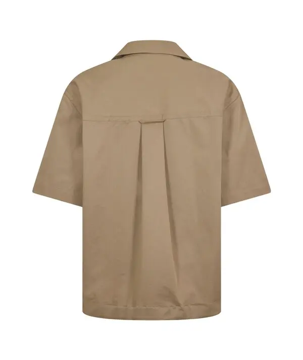 AMI Paris Camp Collar Short Sleeve Plain Shirt