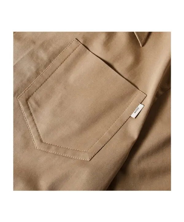 AMI Paris Camp Collar Short Sleeve Plain Shirt