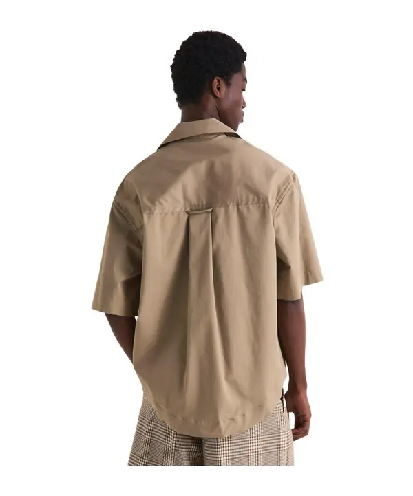 AMI Paris Camp Collar Short Sleeve Plain Shirt