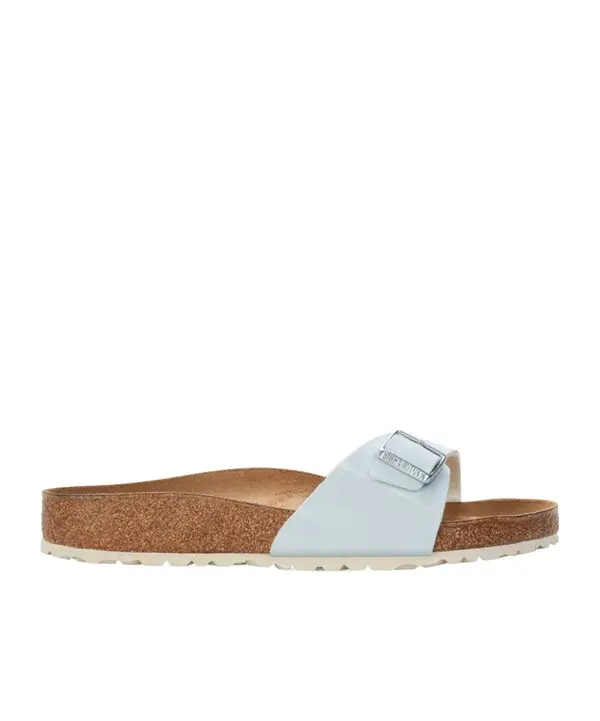 BIRKENSTOCK Pale Blue Slip-on Slide With Adjustable Buckle