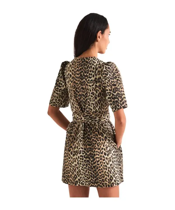 GANNI Printed Mini Dress - Multicolor