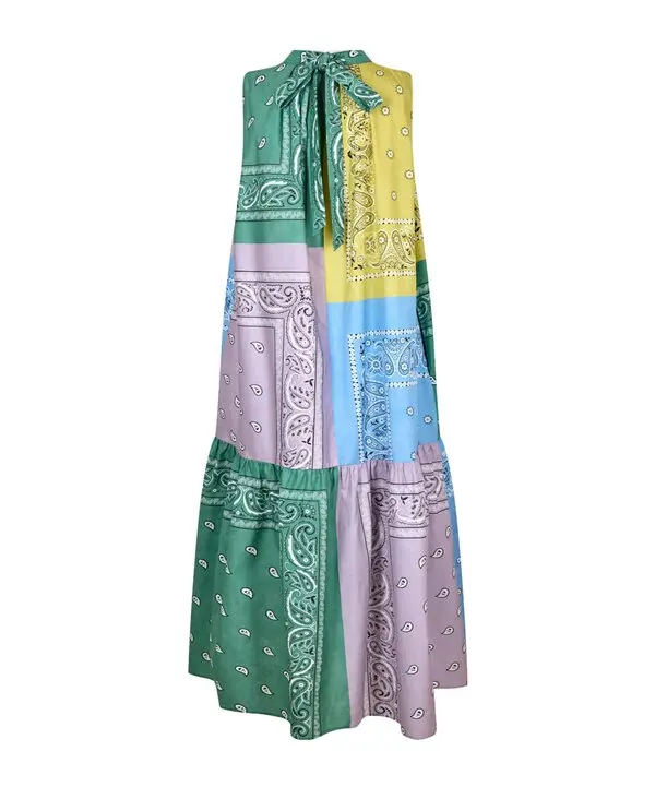 Max Mara Maxi Dress With Bandana Print