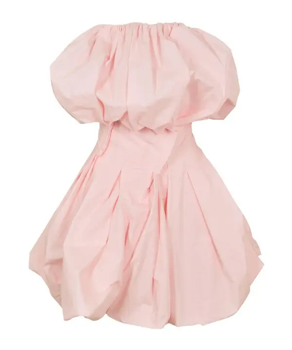 Magda Butrym A-line Mini Dress With Draped Accents