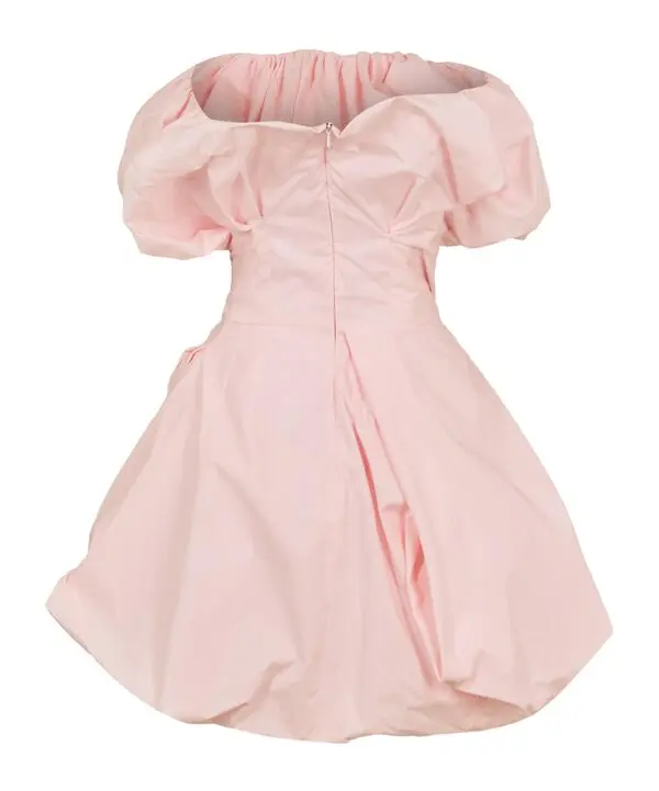Magda Butrym A-line Mini Dress With Draped Accents