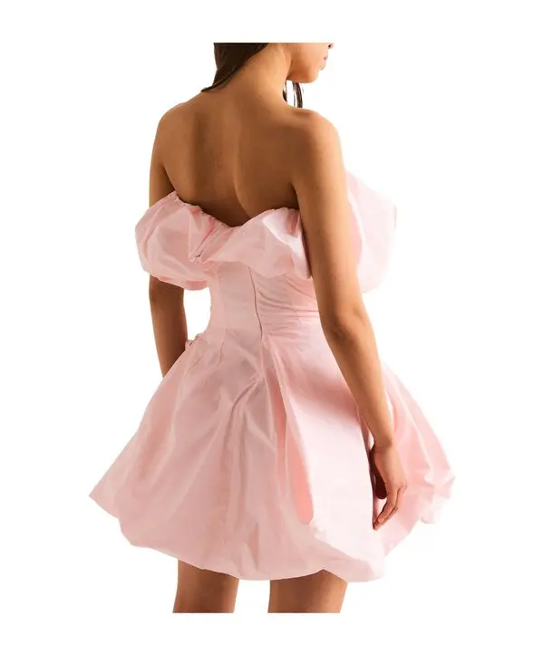 Magda Butrym A-line Mini Dress With Draped Accents
