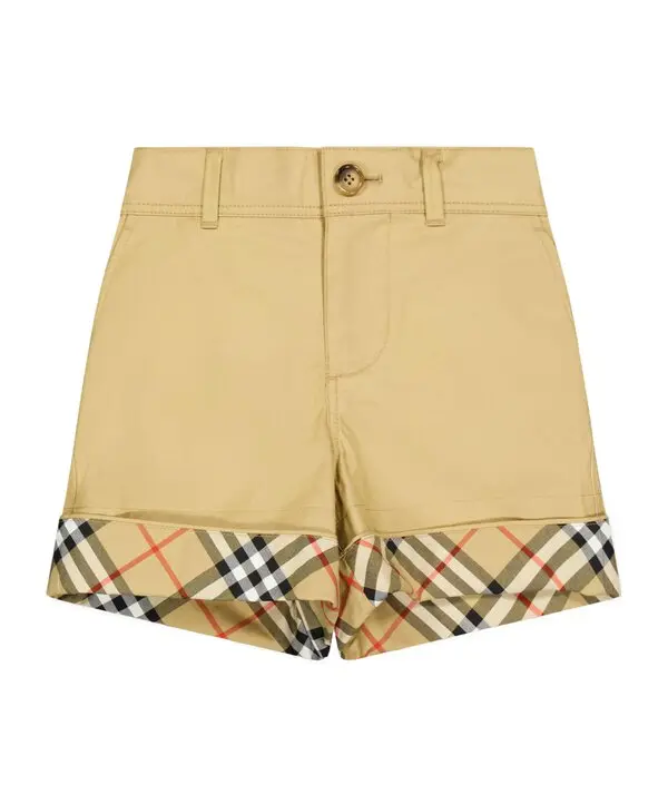 Burberry Check Trimmed Shorts