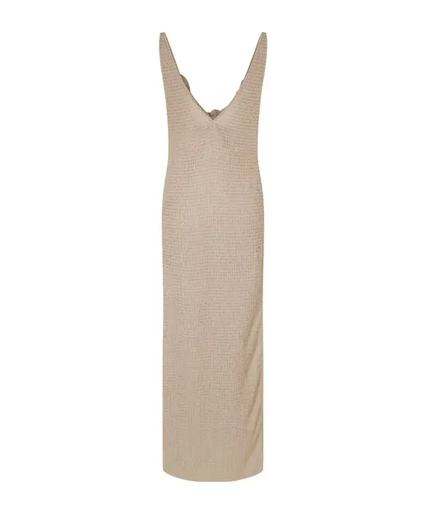 Magda Butrym Embellished Maxi Dress - Nude