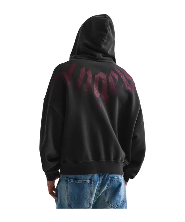Palm Angels Cropped Zip-up Hoodie