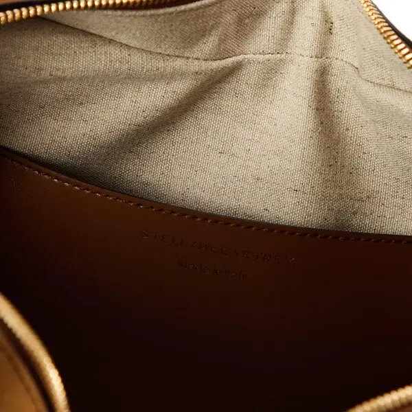 Stella McCartney Woven Top Handle Bag With Lock Detail